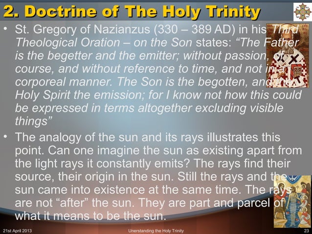 Understanding the Holy Trinity | PPT