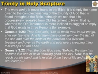 Understanding the Holy Trinity | PPT