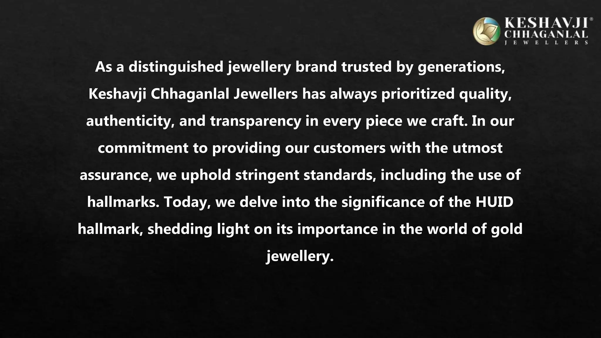 Understanding the HUID Hallmark: Significance and Assurance in Gold ...