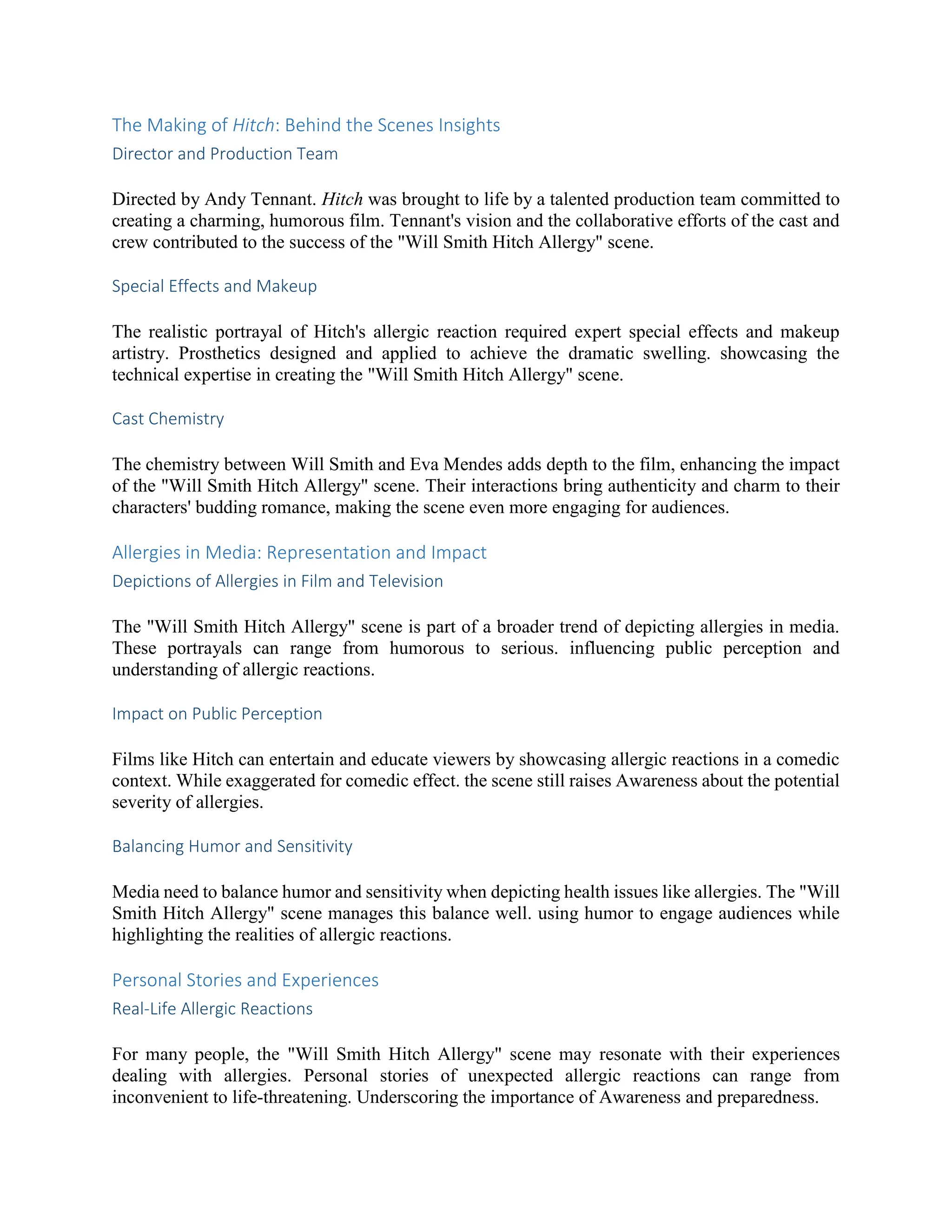 Understanding the Iconic “Will Smith Hitch Allergy”: A Deep Dive into ...