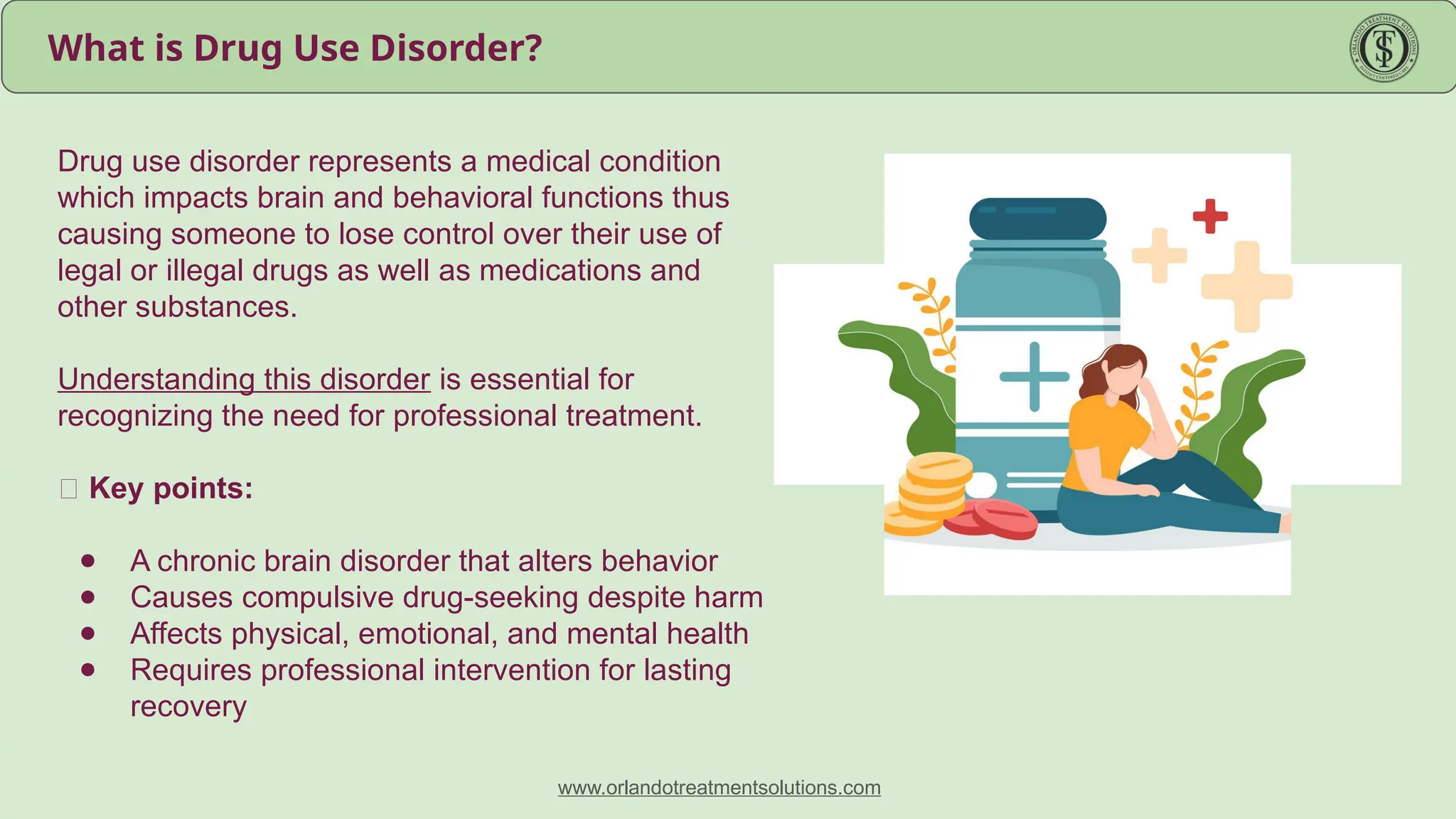 Drug Use Disorder & Addiction: Signs, Symptoms, and Treatment Options | PPT