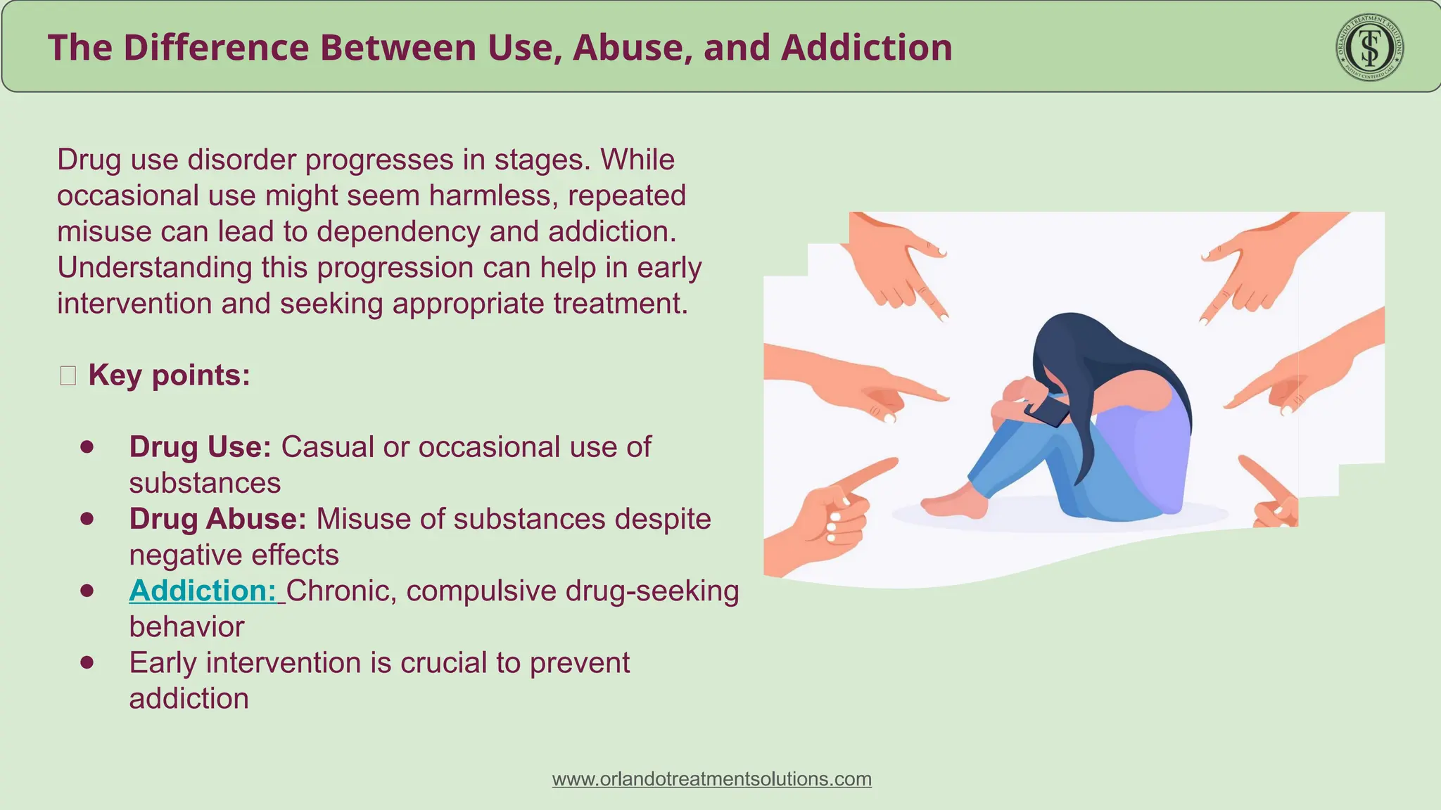 Drug Use Disorder & Addiction: Signs, Symptoms, and Treatment Options | PPT
