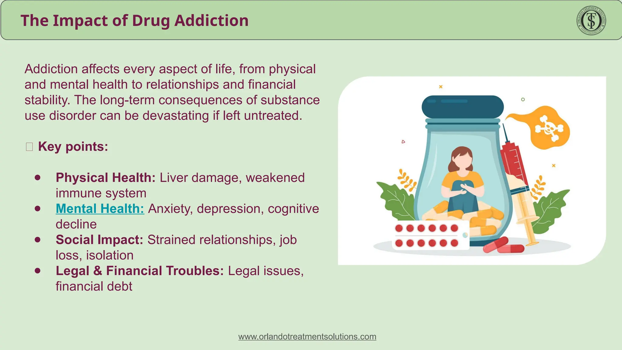Drug Use Disorder & Addiction: Signs, Symptoms, and Treatment Options | PPT