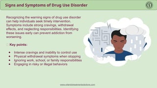 Drug Use Disorder & Addiction: Signs, Symptoms, and Treatment Options ...