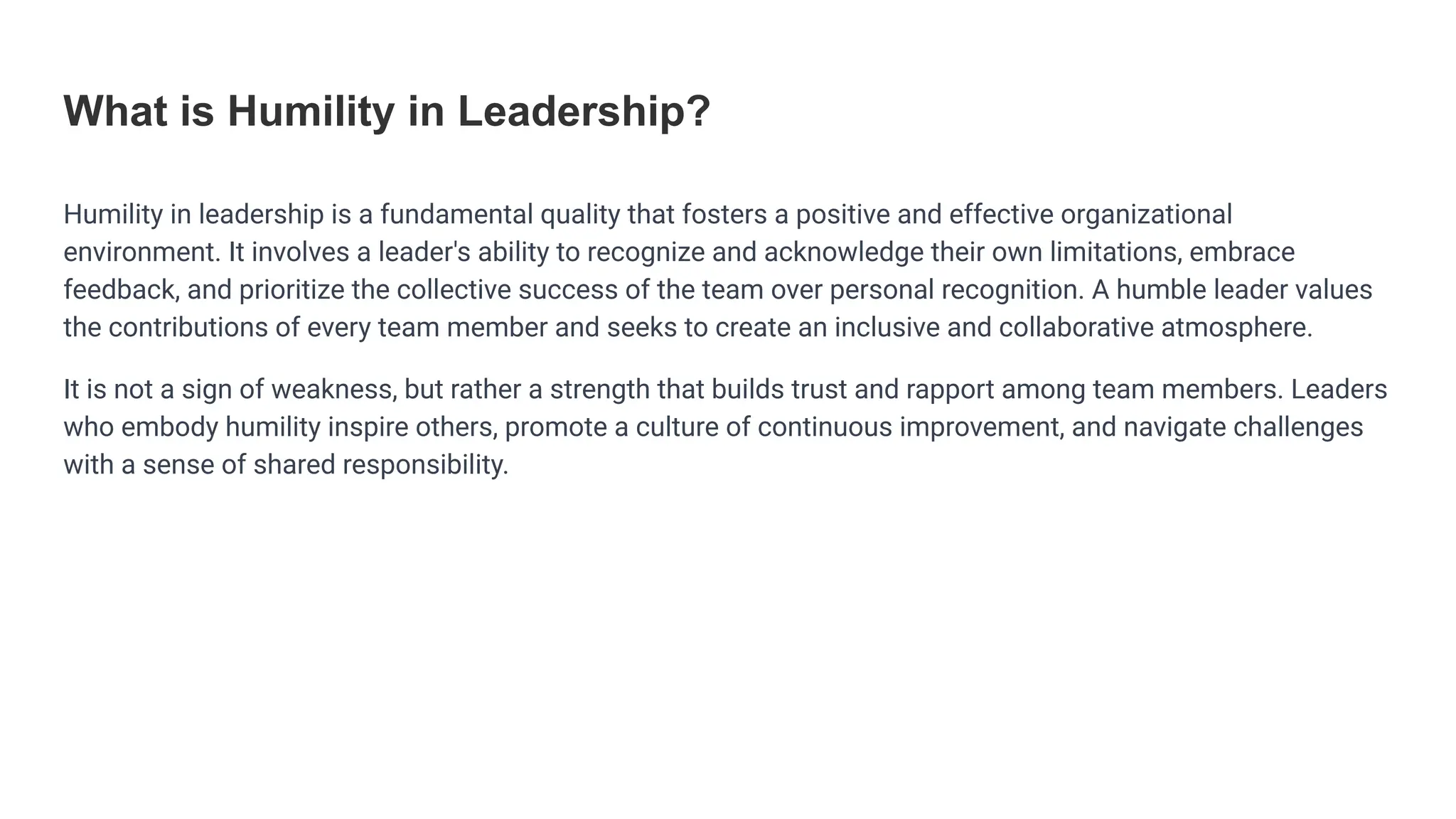 Understanding The Impact of Humility on Leadership.pdf | Free Download