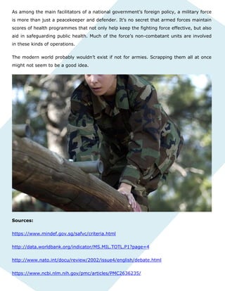 Understanding the Importance of Armed Defence Forces | PDF