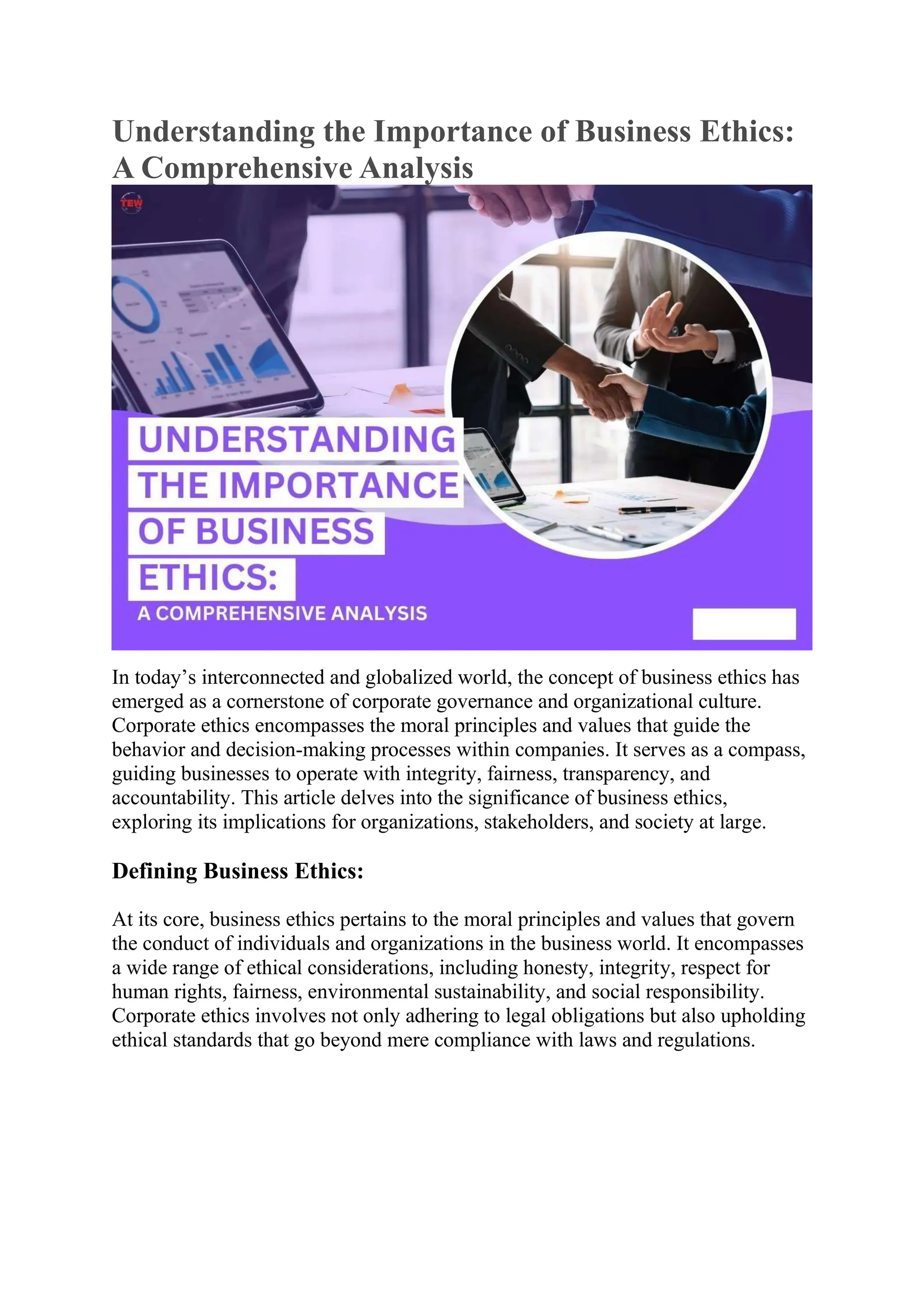 Understanding the Importance of Business Ethics.pdf