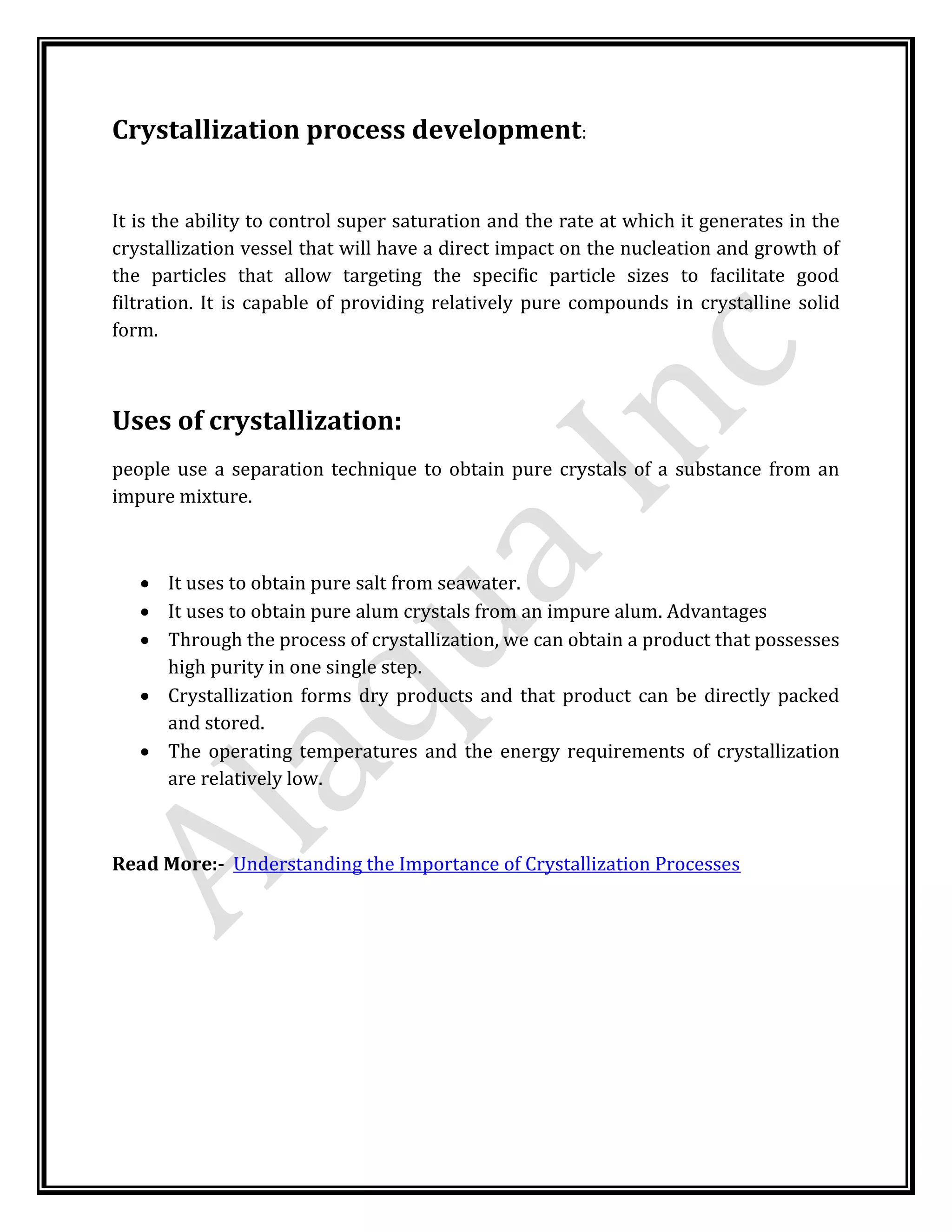 Understanding the Importance of Crystallization Processes.pdf