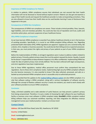 Understanding the Importance of HIPAA Compliance in Medical Billing ...
