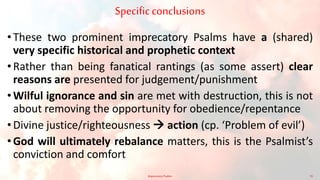 Understanding the imprecatory Psalms | PPTX