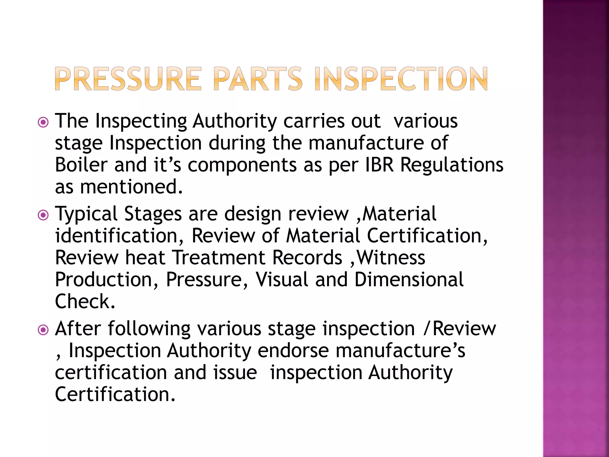 Understanding the indian boiler regulations ibr(1950) | PPTX