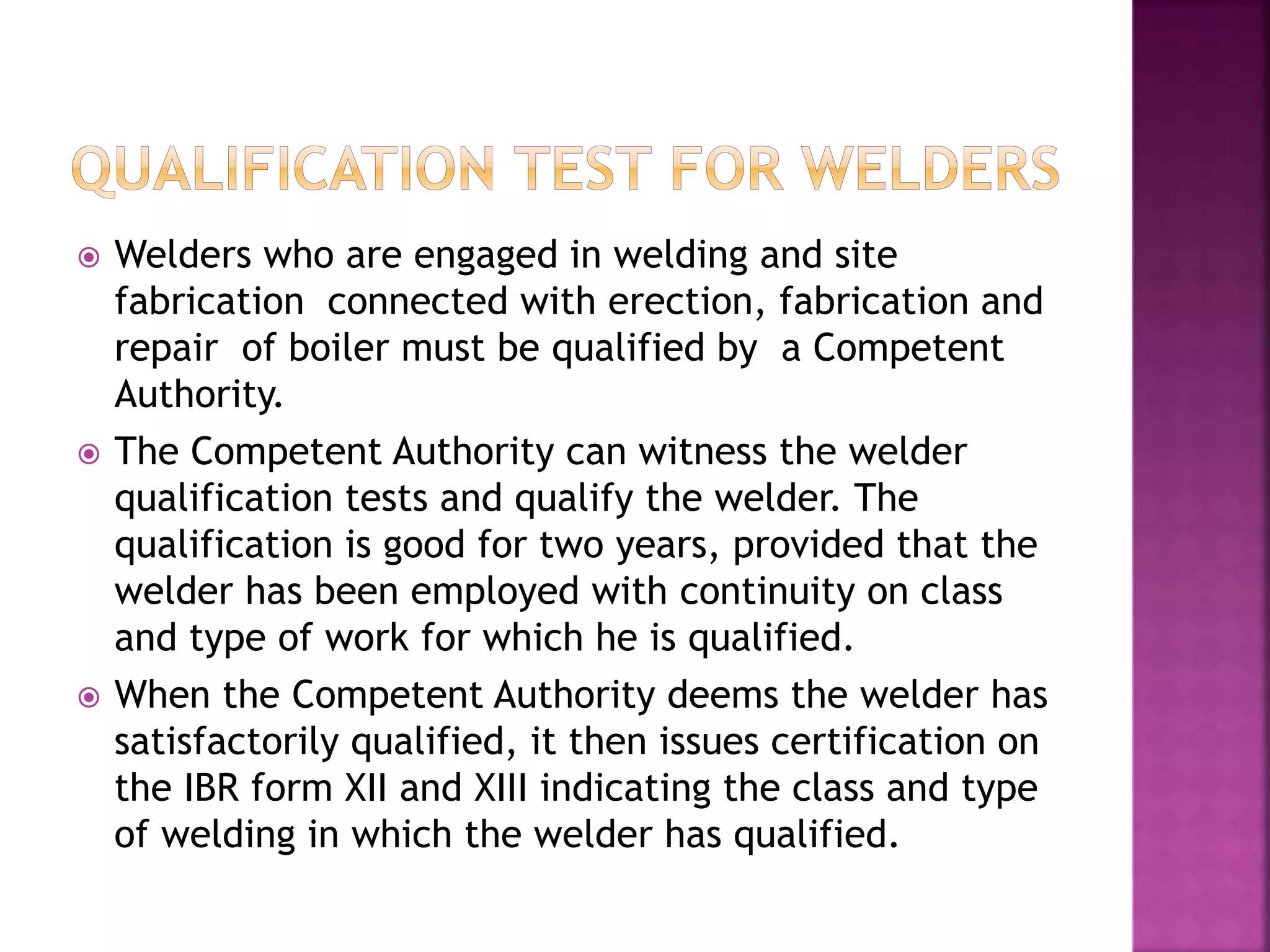 Understanding the indian boiler regulations ibr(1950) | PPTX