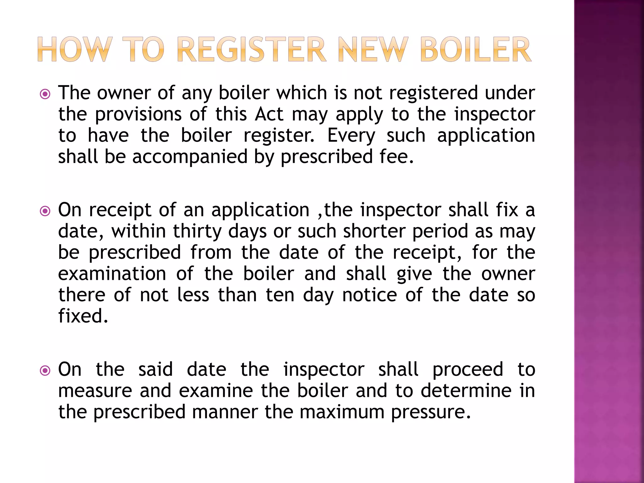 Understanding the indian boiler regulations ibr(1950) | PPTX
