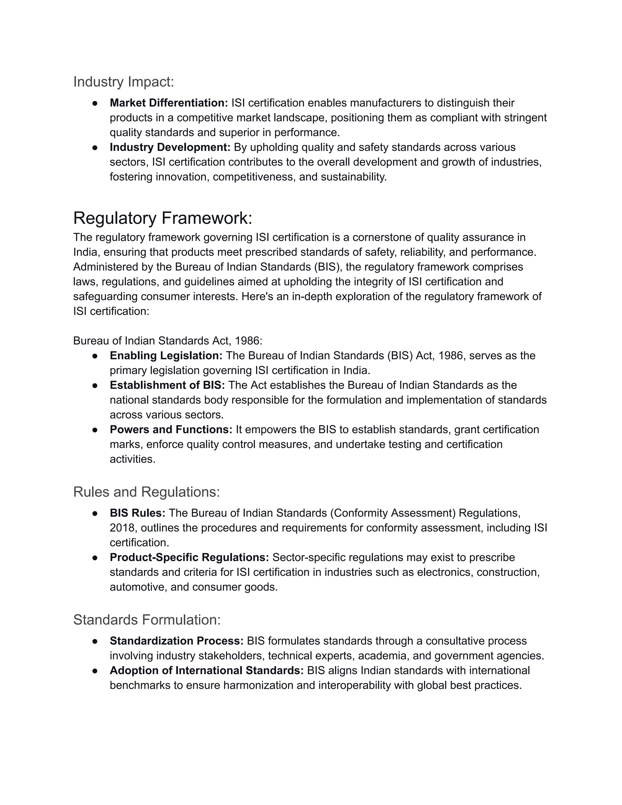 Understanding The Indian Standards Institution (ISI) Certification ...