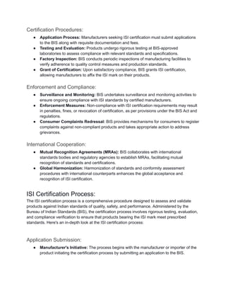 Understanding The Indian Standards Institution (ISI) Certification ...