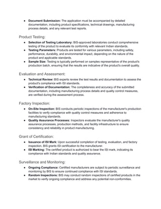 Understanding The Indian Standards Institution (ISI) Certification ...