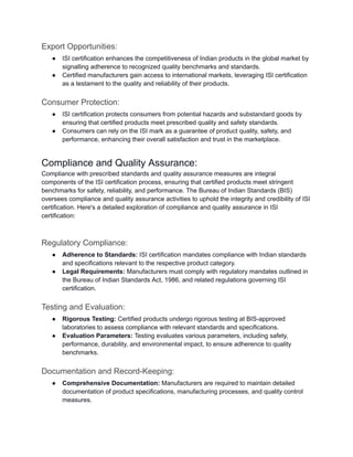 Understanding The Indian Standards Institution (ISI) Certification ...