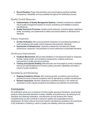 Understanding The Indian Standards Institution (ISI) Certification ...
