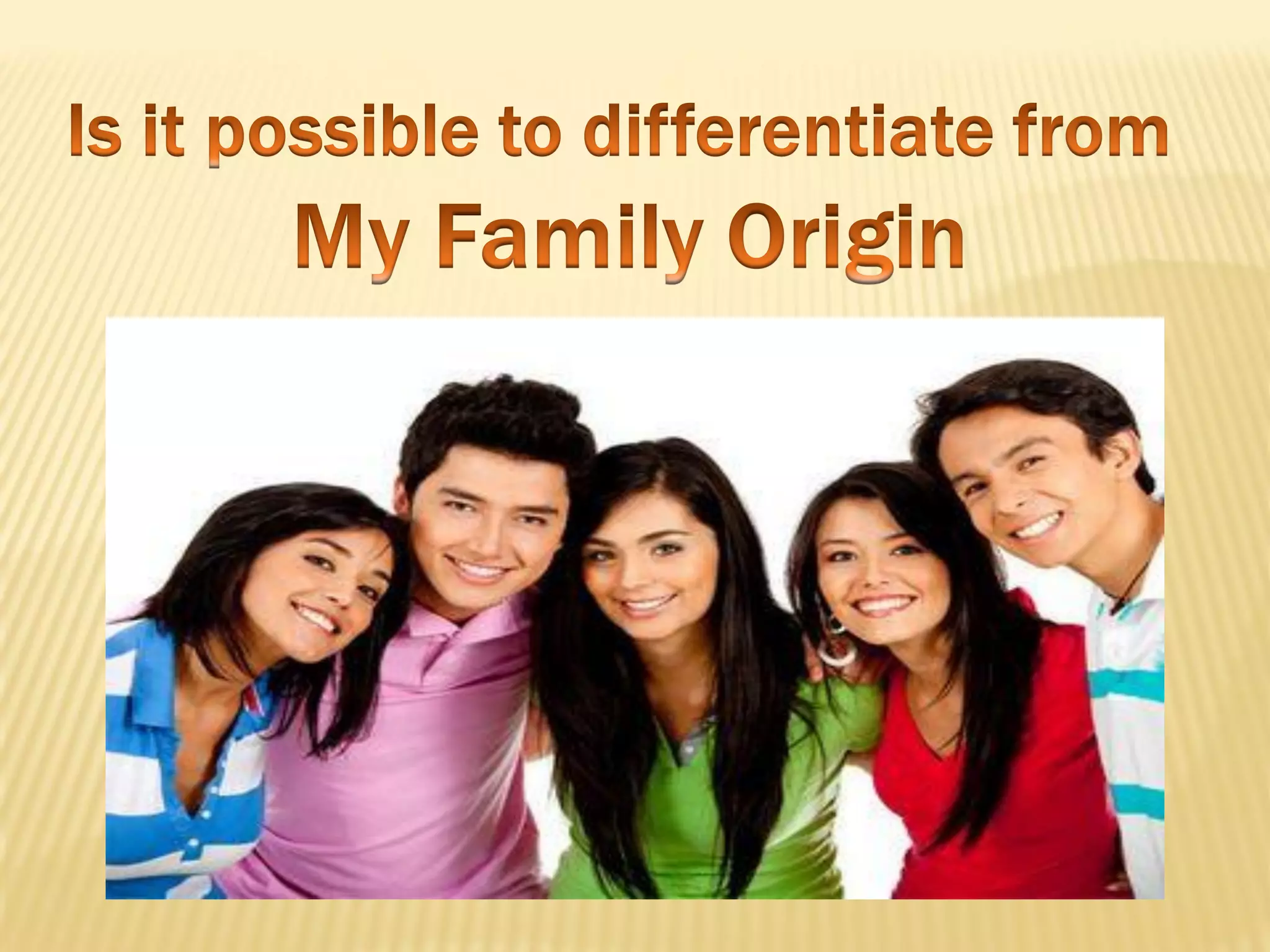 Understanding the influence of our family of origin | PDF