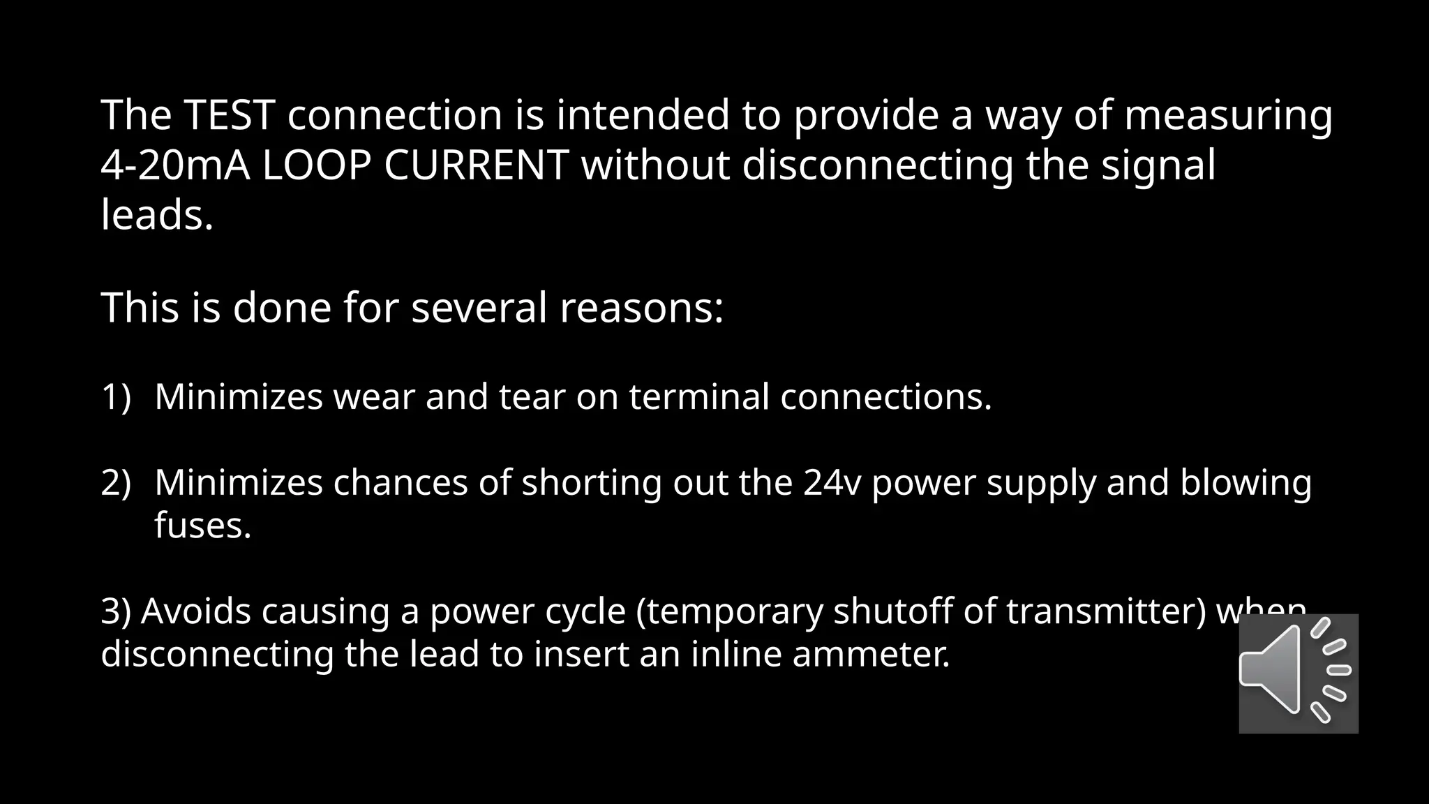 Understanding The Instrument Transmitter Test Connection Pptx