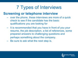 Understanding the Interview Process | PPTX