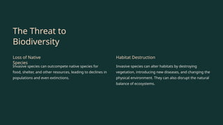 Understanding the Invasive Species Effect on Biodiversity.pptx