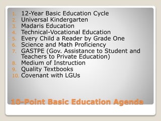 Understanding the k 12 basic education program updated | PPT