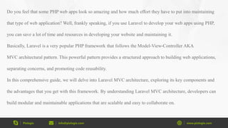 Understanding the Laravel MVC Architecture | PDF