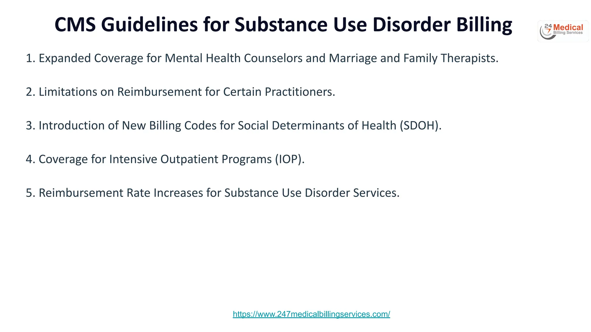 Understanding the Latest CMS Guidelines for Substance Use Disorder ...