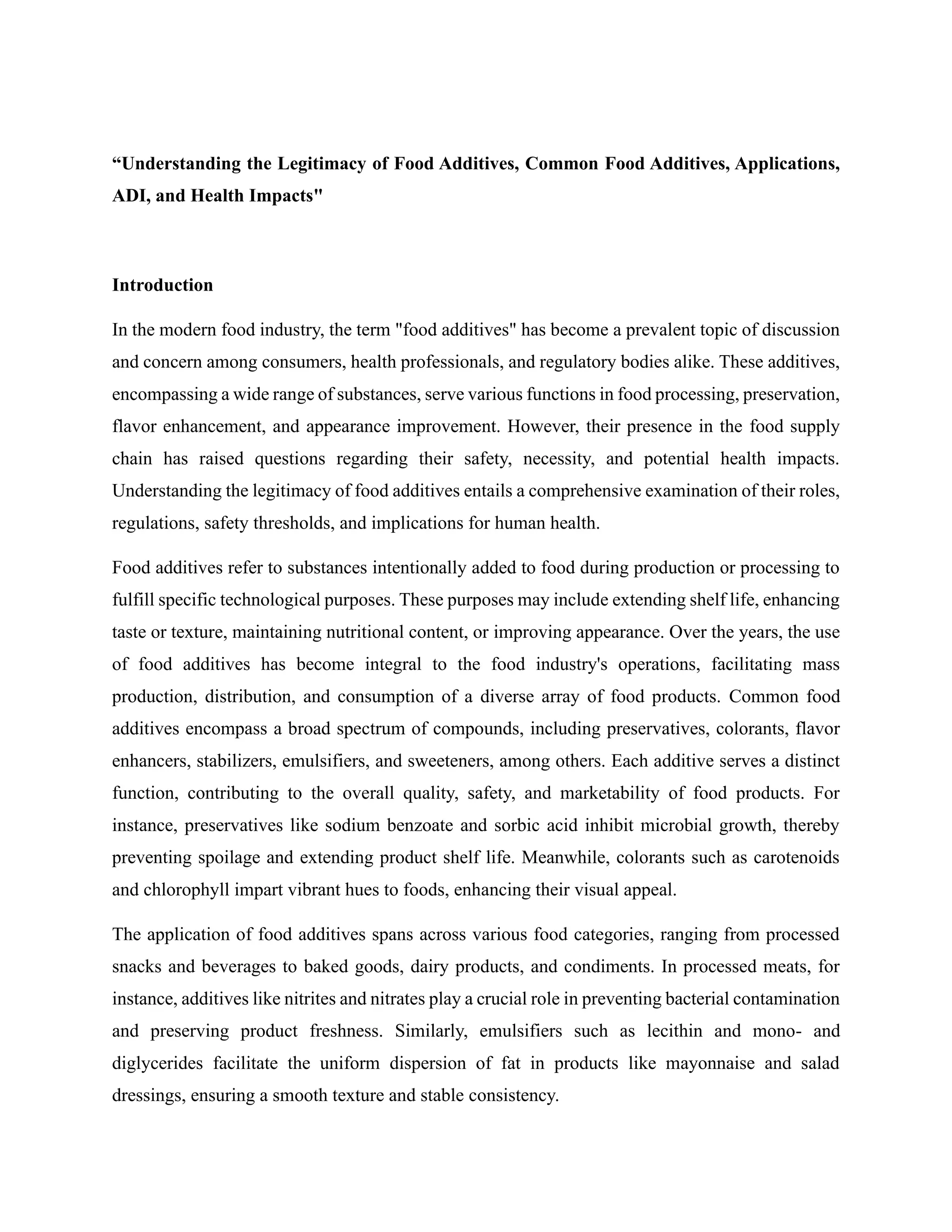 Understanding the Legitimacy of Food Additives.pdf