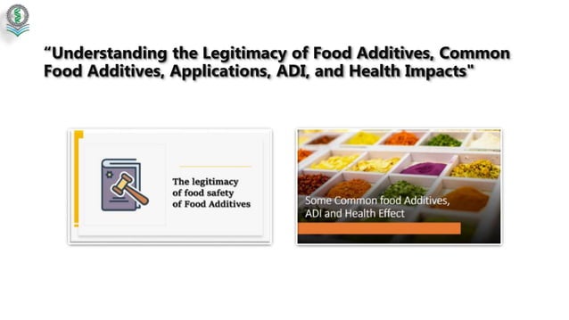 Understanding the Legitimacy of Food Additives, Common Food Additives ...