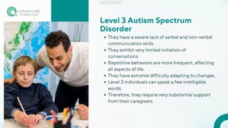 Understanding the Levels of Autism - Advancells | PDF
