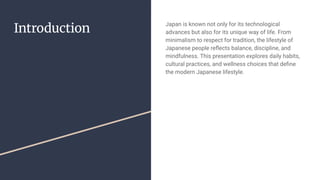 Understanding the Lifestyle of Japanese People in Modern Society | PDF
