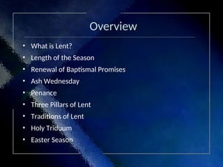 Understanding the Liturgal Season of Lent.ppt