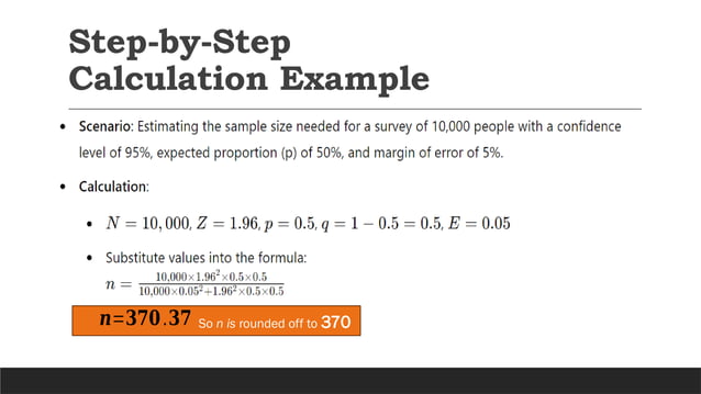 Understanding the Lynch Formula in Statistics.pptx | Science
