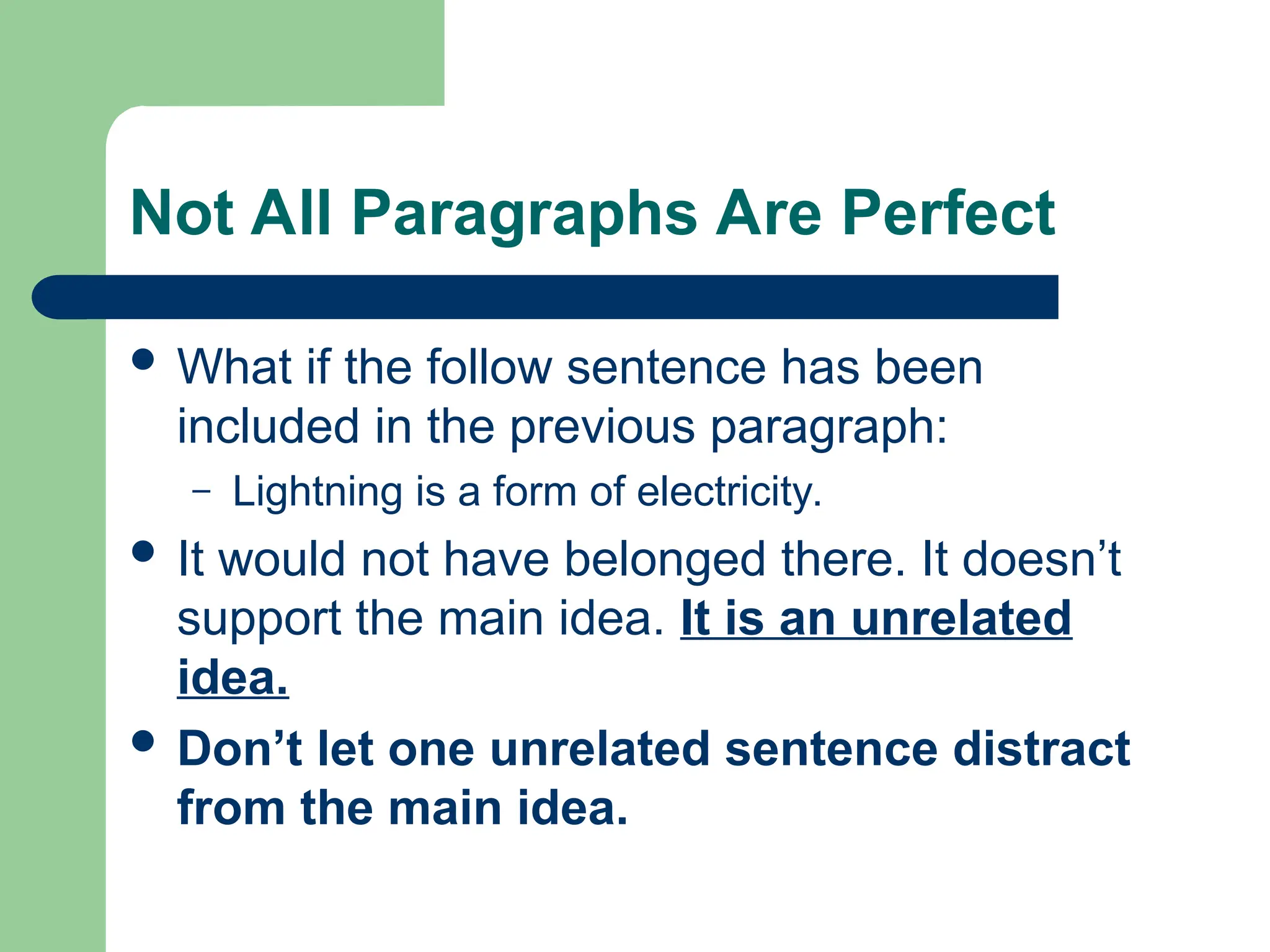 Understanding the Main Idea Presentation.ppt | Brain and Nervous System ...