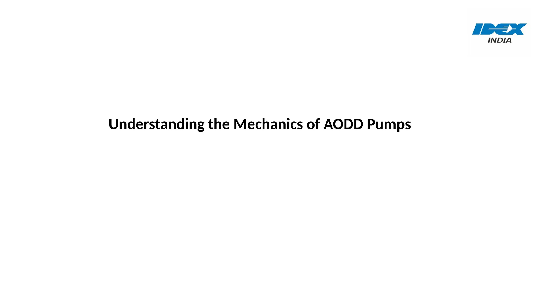 Understanding the Mechanics of AODD Pumps | PPTX
