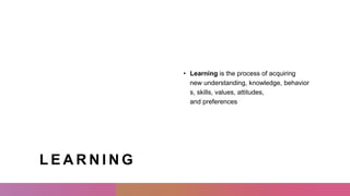 Understanding the needs of the learners | PPTX