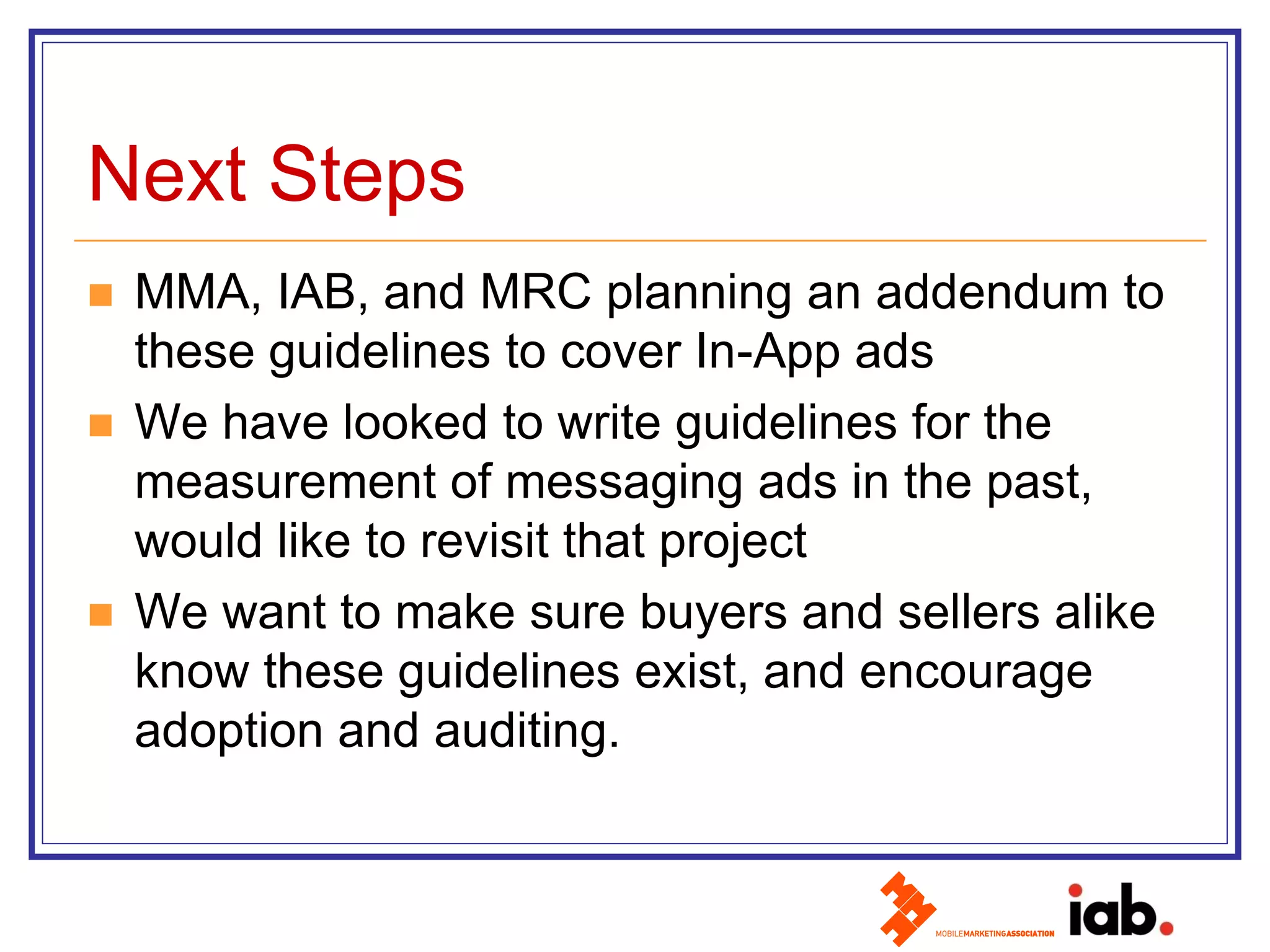 Understanding the New IAB MMA Mobile Web Ad Measurement Guidelines | PDF