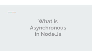 Understanding the nodejs event loop | PPT