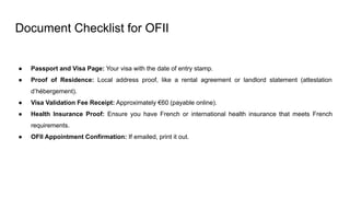 Understanding the OFII Process After Arriving in France on a Student ...