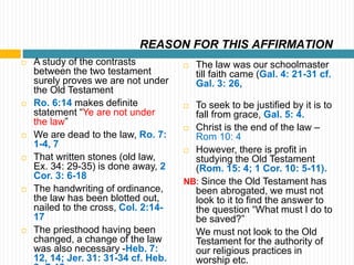 Understanding the old and new testament | PPTX