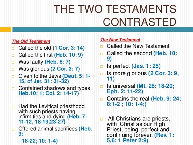 Understanding the old and new testament