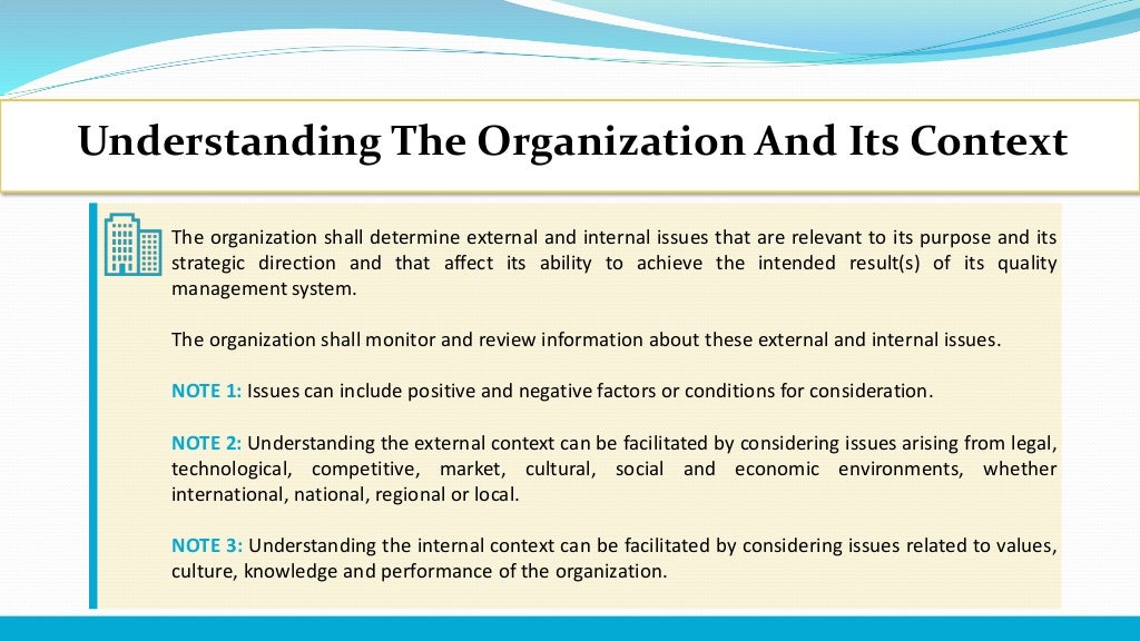 Understanding the organization and its context.ppt