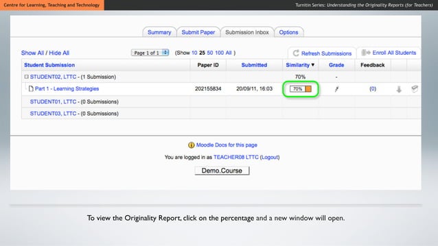 Understanding the originality reports (for teachers) | PPT