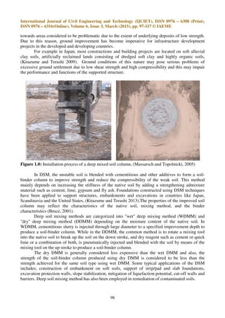 UNDERSTANDING THE PERFORMANCE OF DEEP MIXED COLUMN IMPROVED SOILS - A ...
