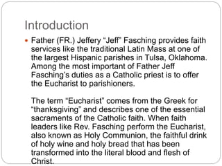 Understanding the Place of the Eucharist in Catholicism | PPTX