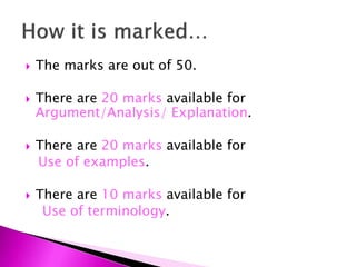 Understanding the questions | PPTX