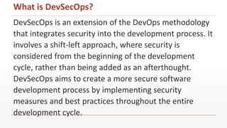 Understanding the Relationship between DevOps and DevSecOps: A Comprehensive Guide | PPTX