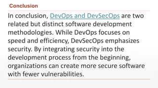 Understanding the Relationship between DevOps and DevSecOps: A Comprehensive Guide | PPTX